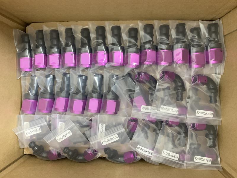 BJR Performance Colorful Fittings Shipment | bjrperformance