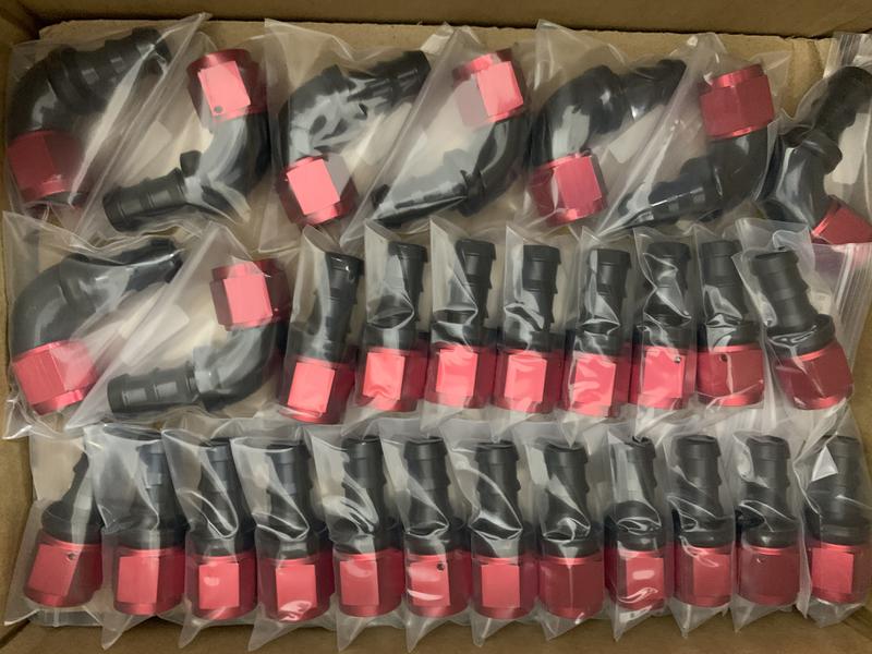 BJR Performance Colorful Fittings Shipment | bjrperformance